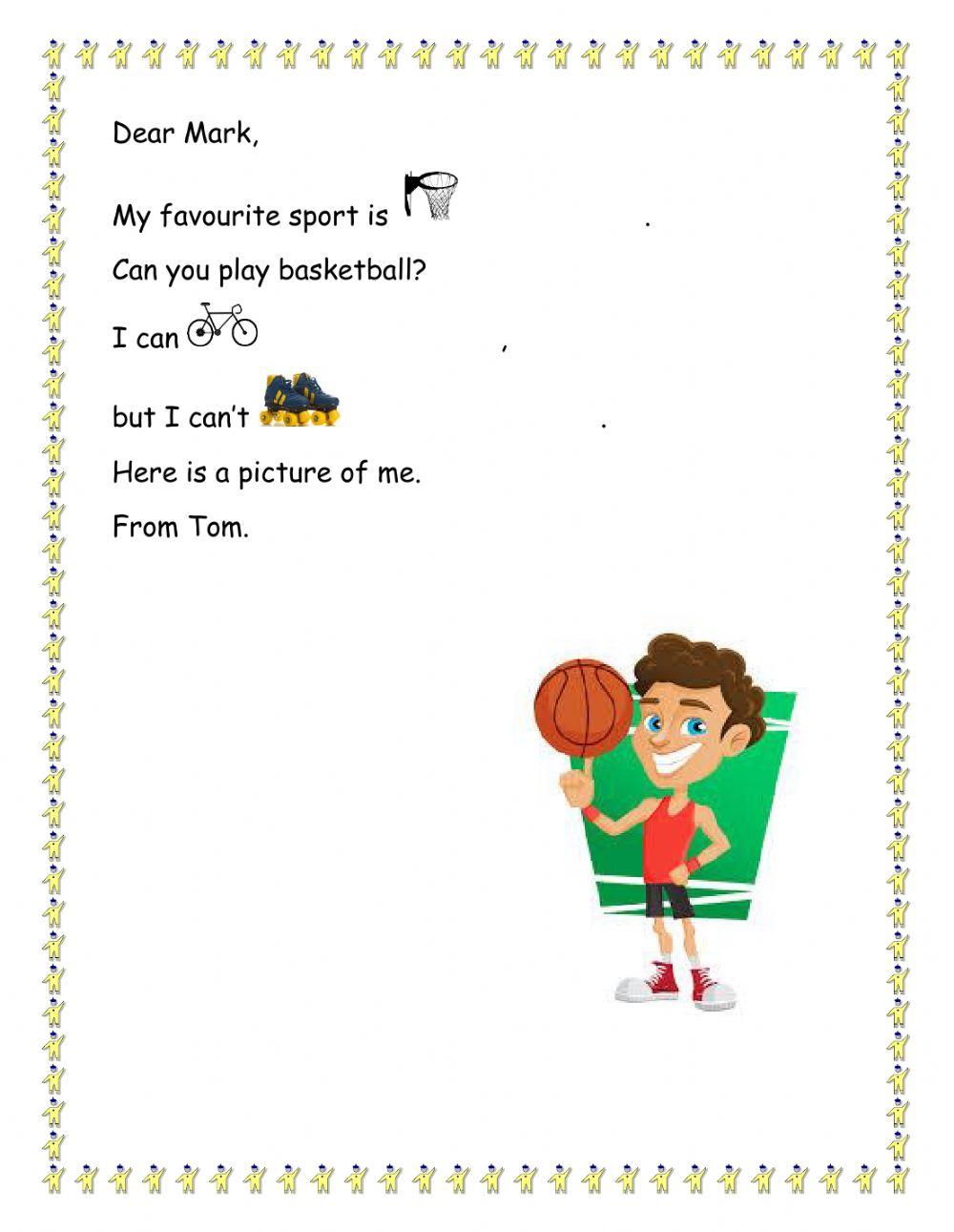 Sports online exercise for Grade 2 | Live Worksheets