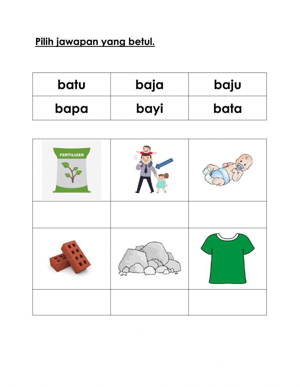 Latihan KVKV worksheet | Live Worksheets