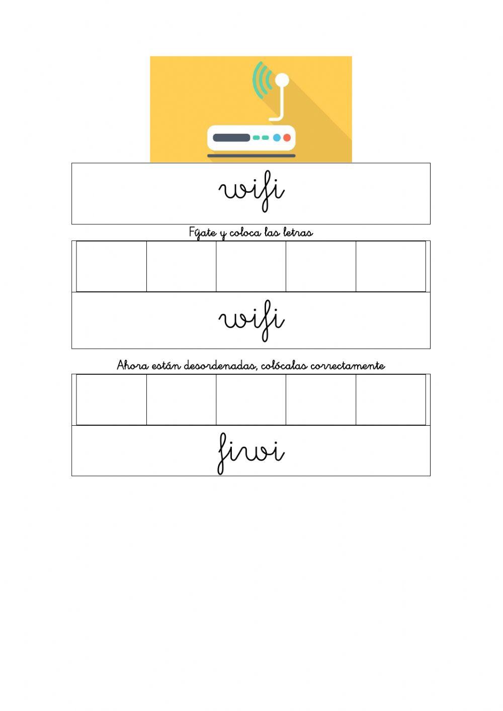 Letra W online worksheet | Live Worksheets