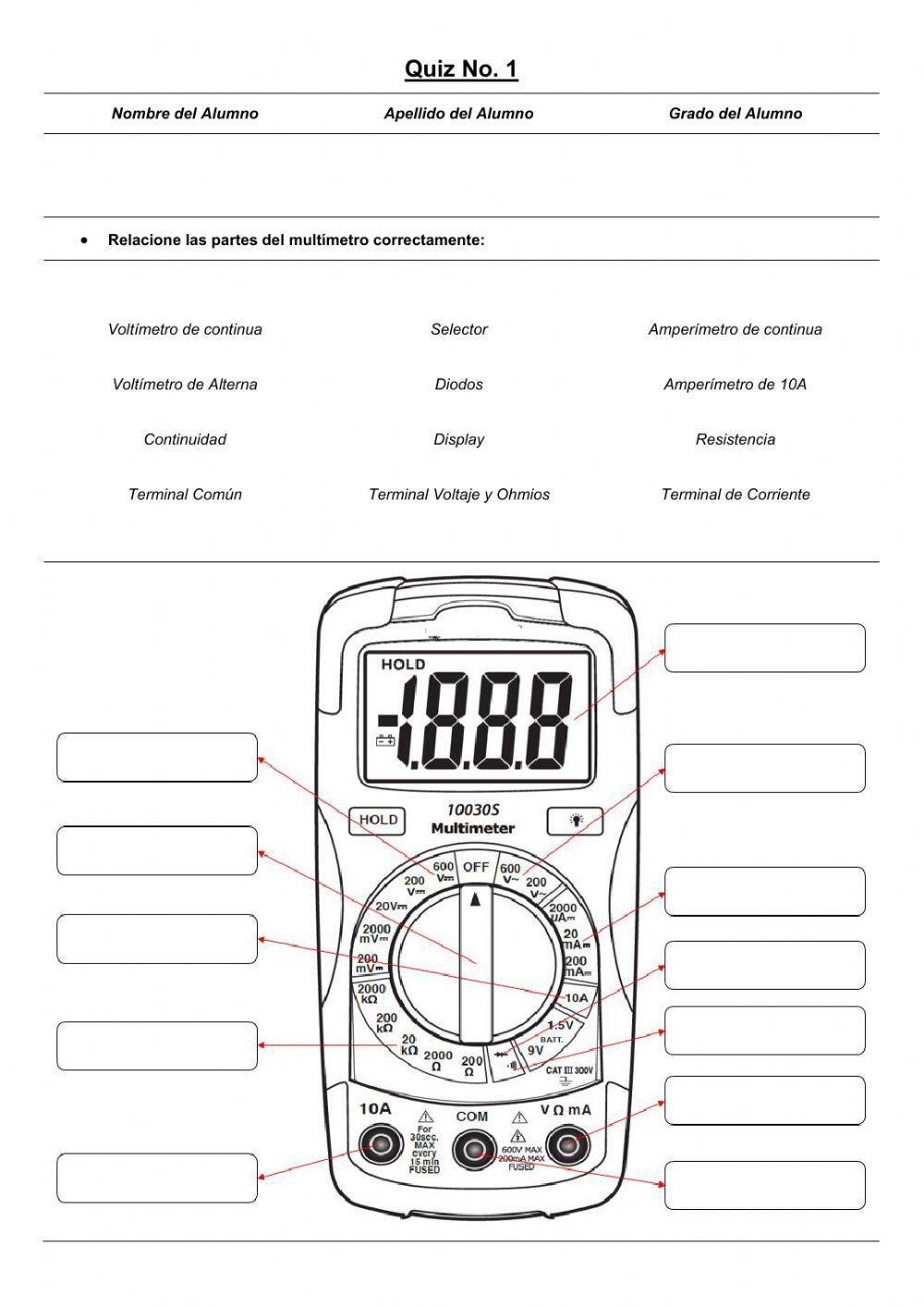 Partes del Mult… | Free Interactive Worksheets | 275030