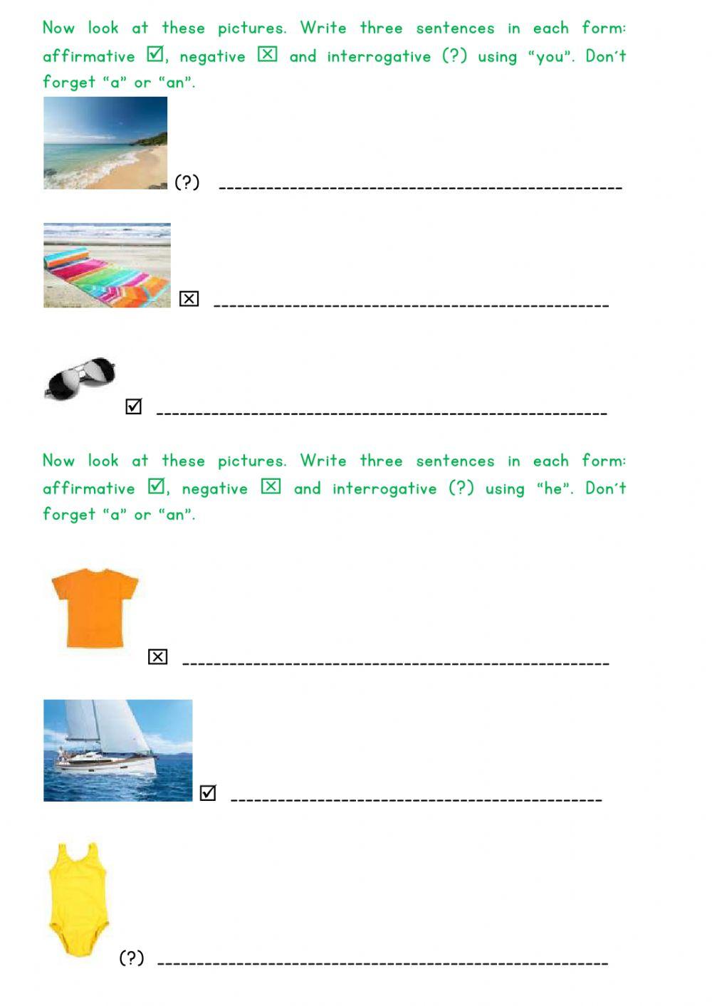 Verb Have Got Sentences Mix worksheet | Live Worksheets