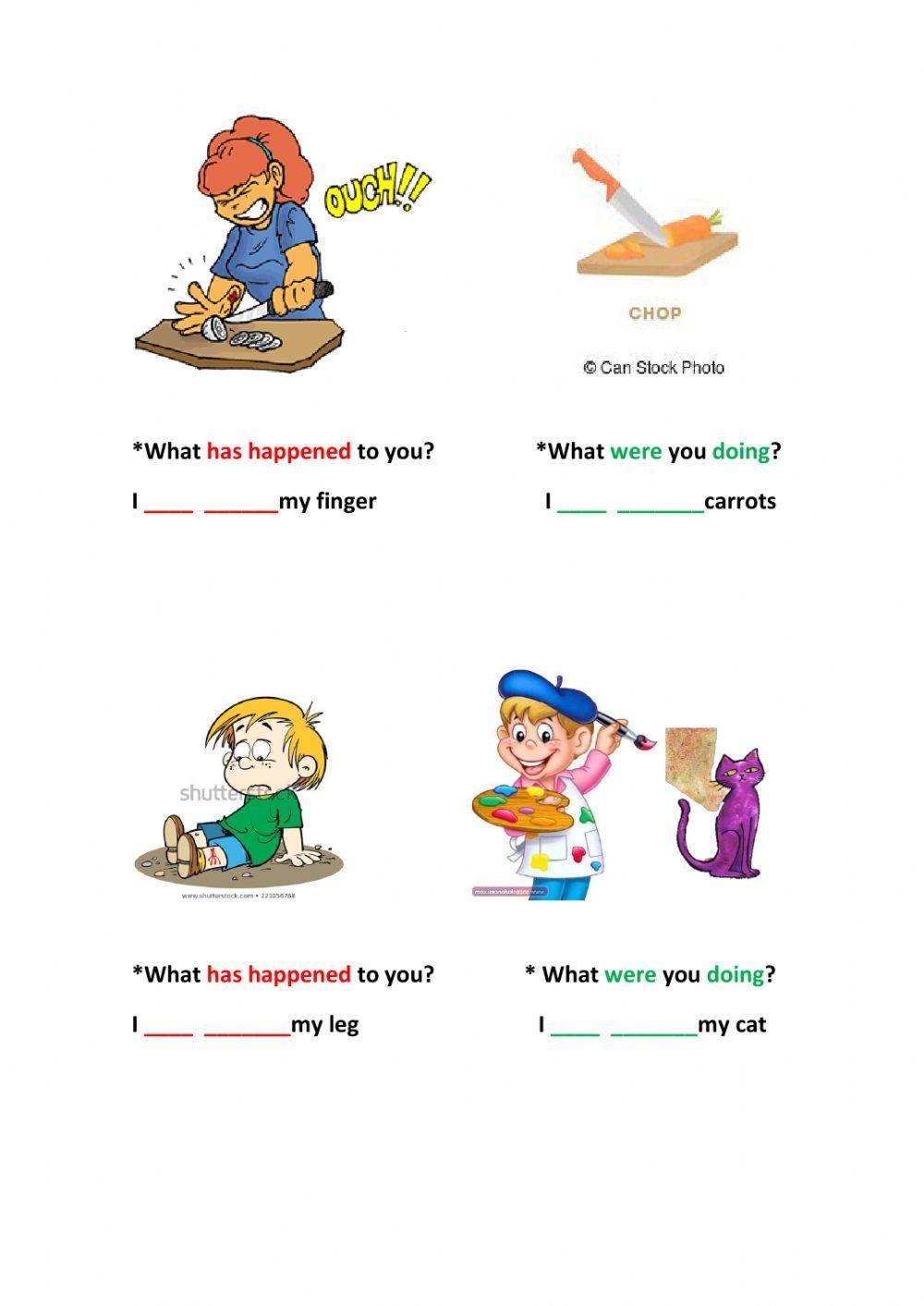 What has happen… | Free Interactive Worksheets | 277939