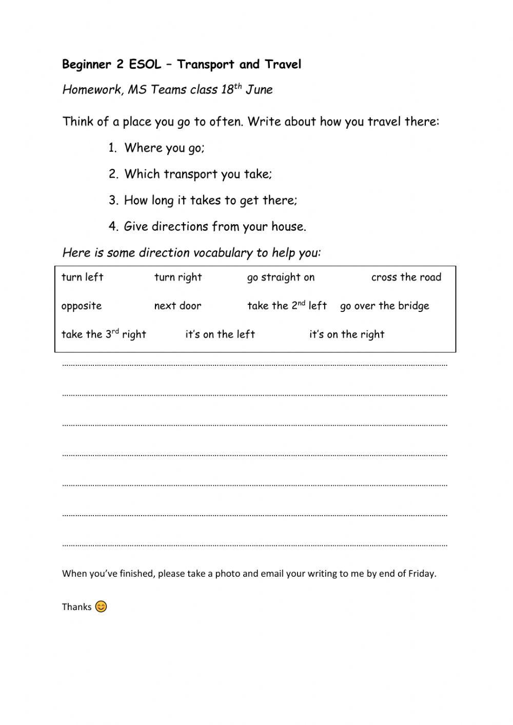 Writing about t… | Free Interactive Worksheets | 278754