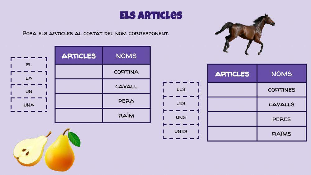 279172 | Els articles | egiraltm | LiveWorksheets