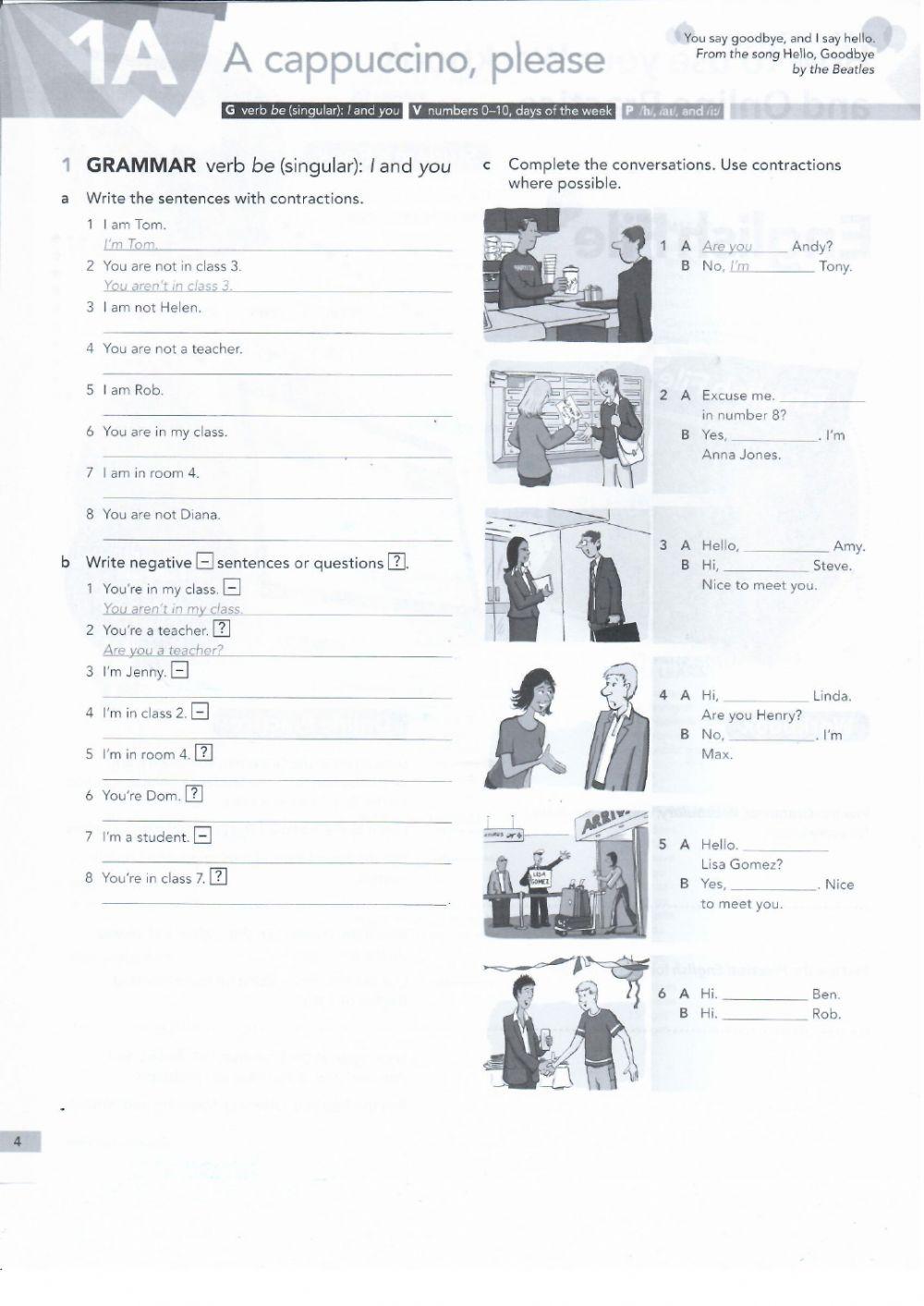Verb to be, countries, nationalities and personal