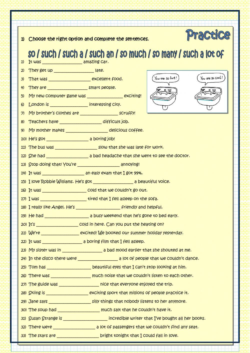 5775807 | Expressing Result: So or Such....(that)