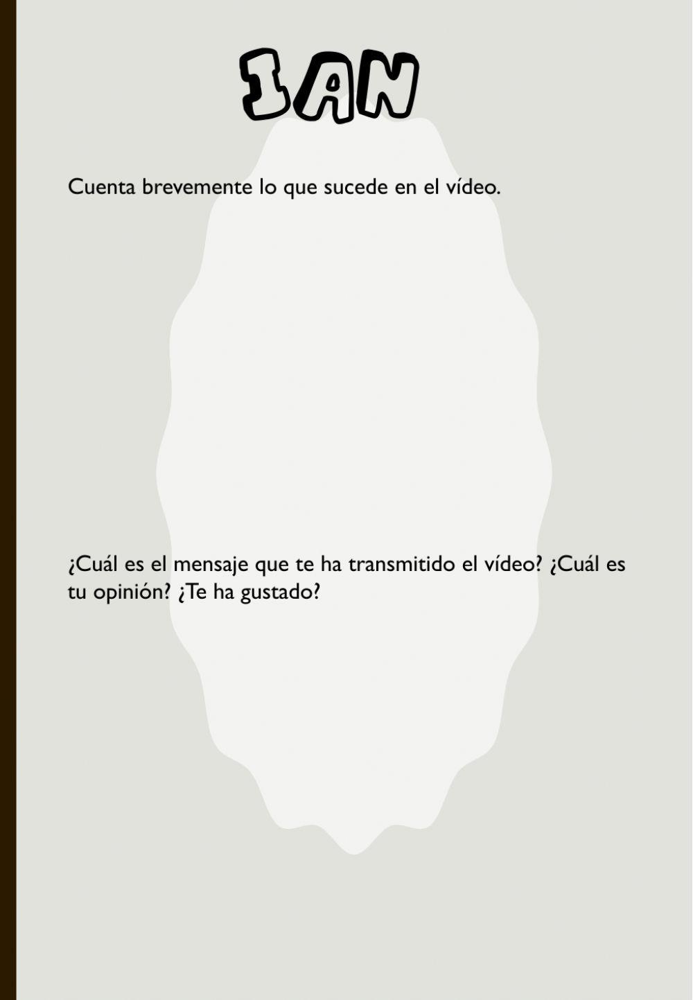 Ian interactive worksheet | Live Worksheets