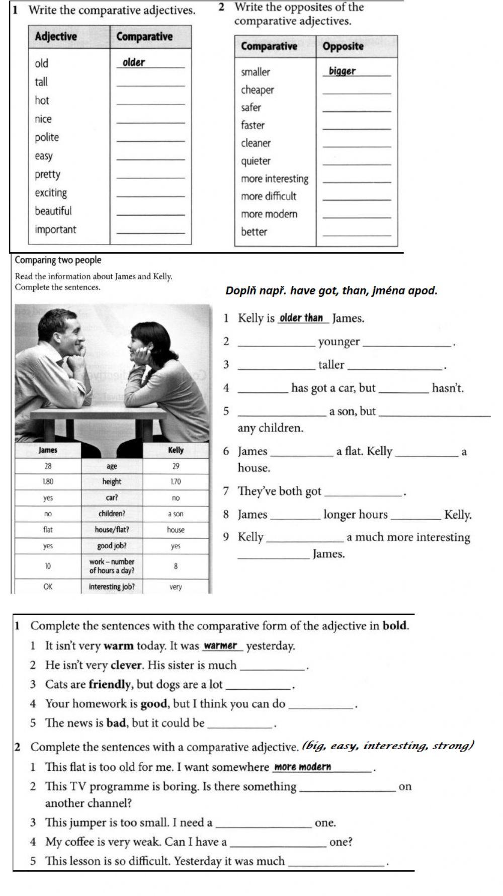 Comparative 248238 | greatKristyna | Live Worksheets