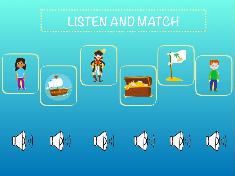Listen and match 250422 | Lasolbo | Live Worksheets