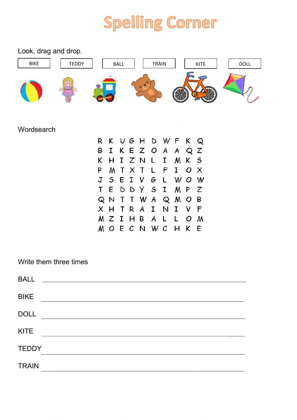 Spelling corner: toys 250517 | AntoZoccali | Live