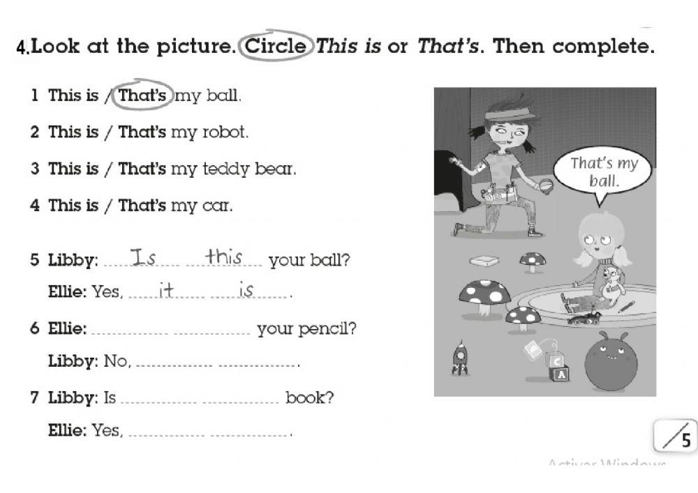 Test - Story Ce… | Free Interactive Worksheets | 280434