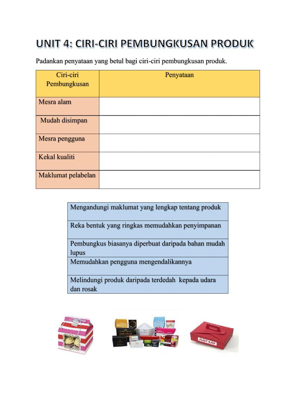 Rbt Tahun 4-Rek… | Free Interactive Worksheets | 280557
