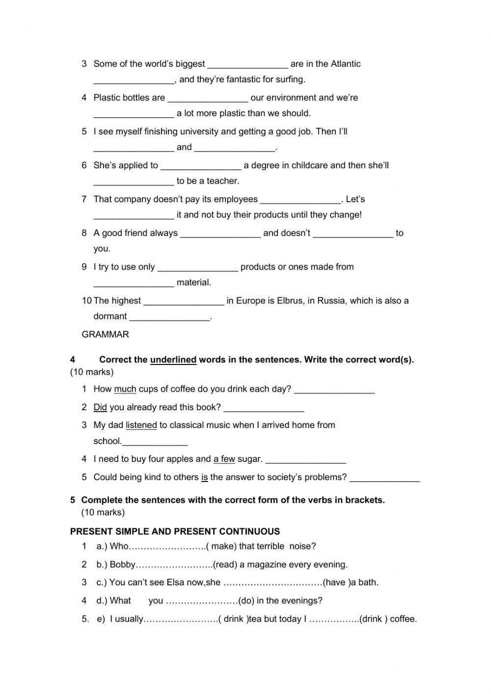 Junio 3º ESO programa interactive worksheet | Live Worksheets