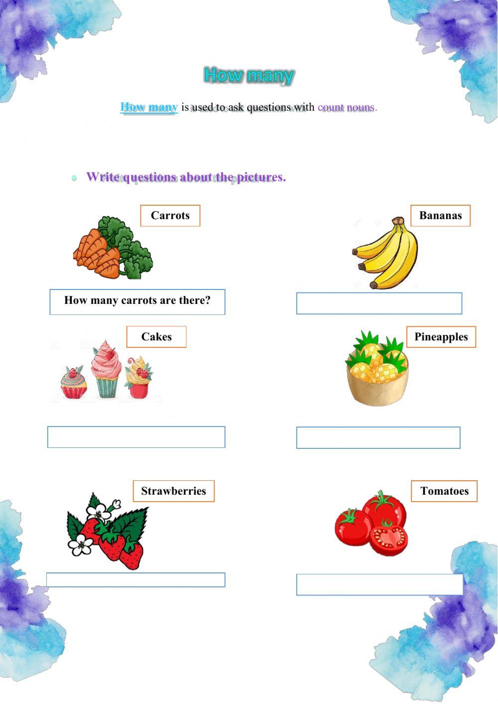 How many | Stephanie2 | Live Worksheets