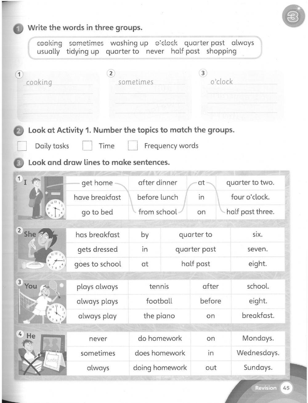 Super Minds 3 Unit 1 281587 | What's up | Live