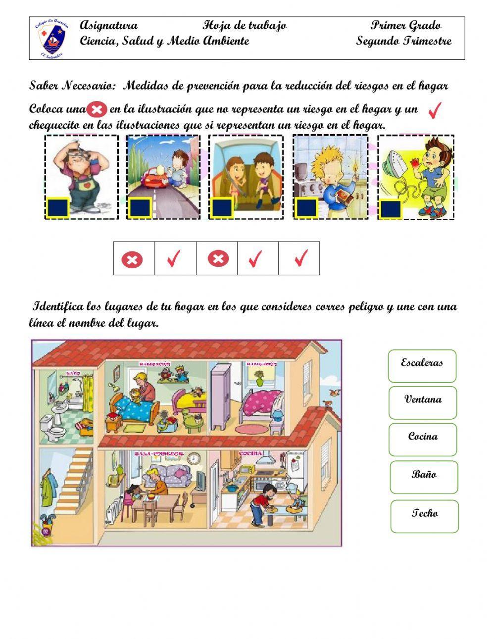 Hojas De Trabajo De Seguridad Para Niños