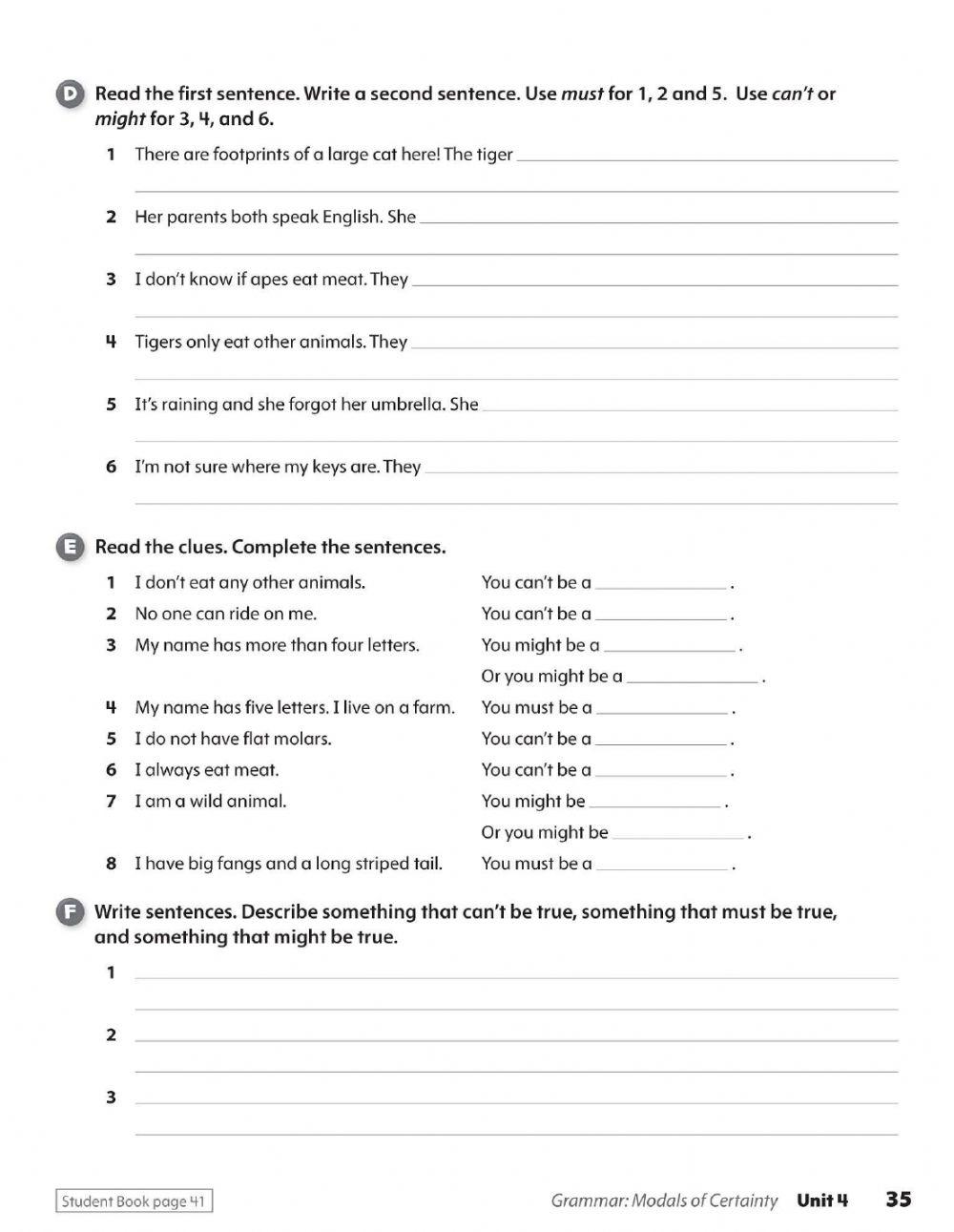 Modals of Certainty 5849825 | sdrazer | LiveWorksheets