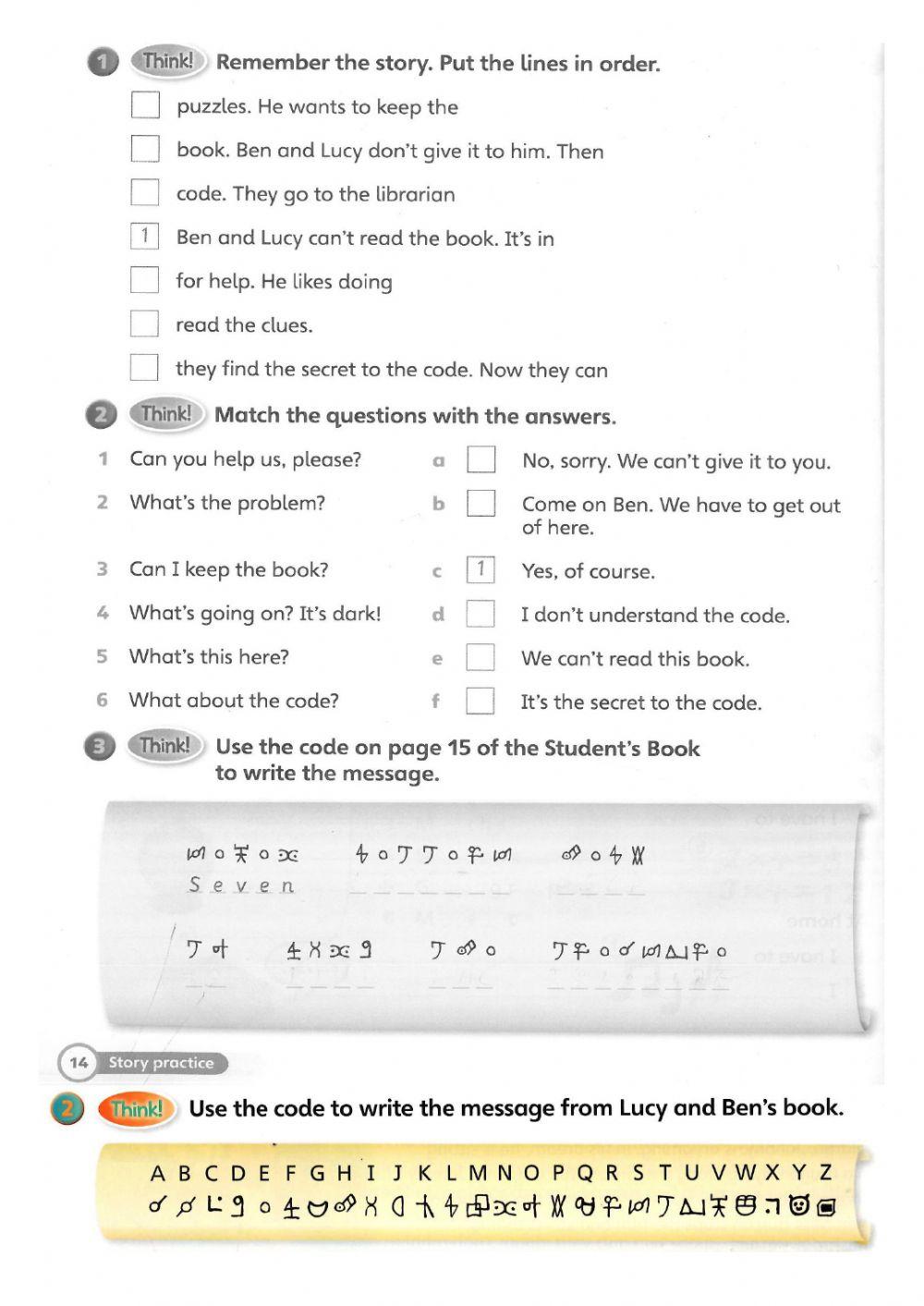 The old book worksheet | Live Worksheets