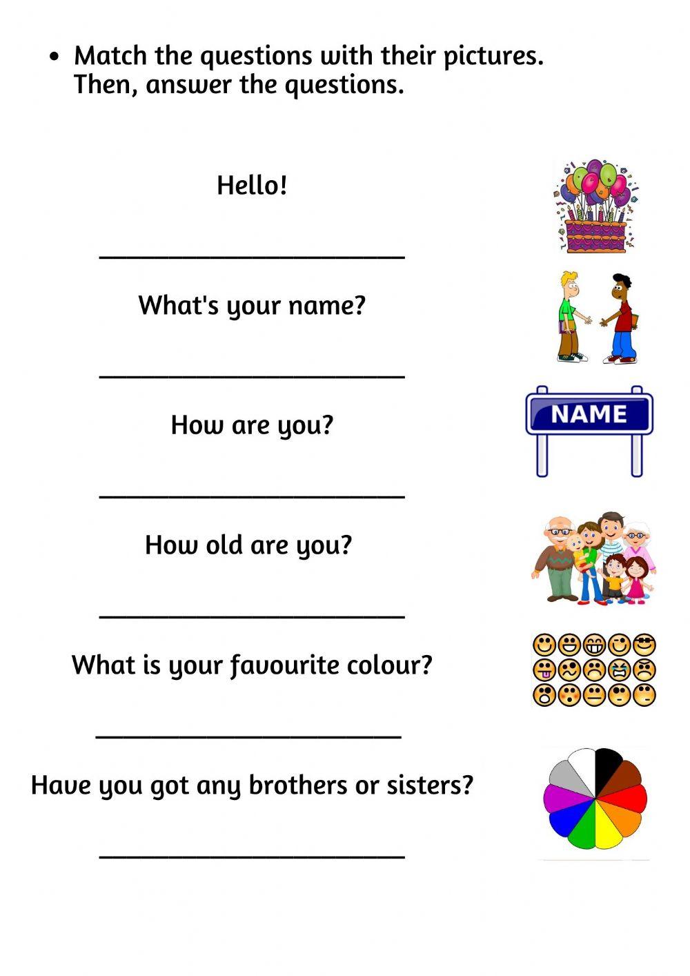 Roleplay online exercise for | Live Worksheets