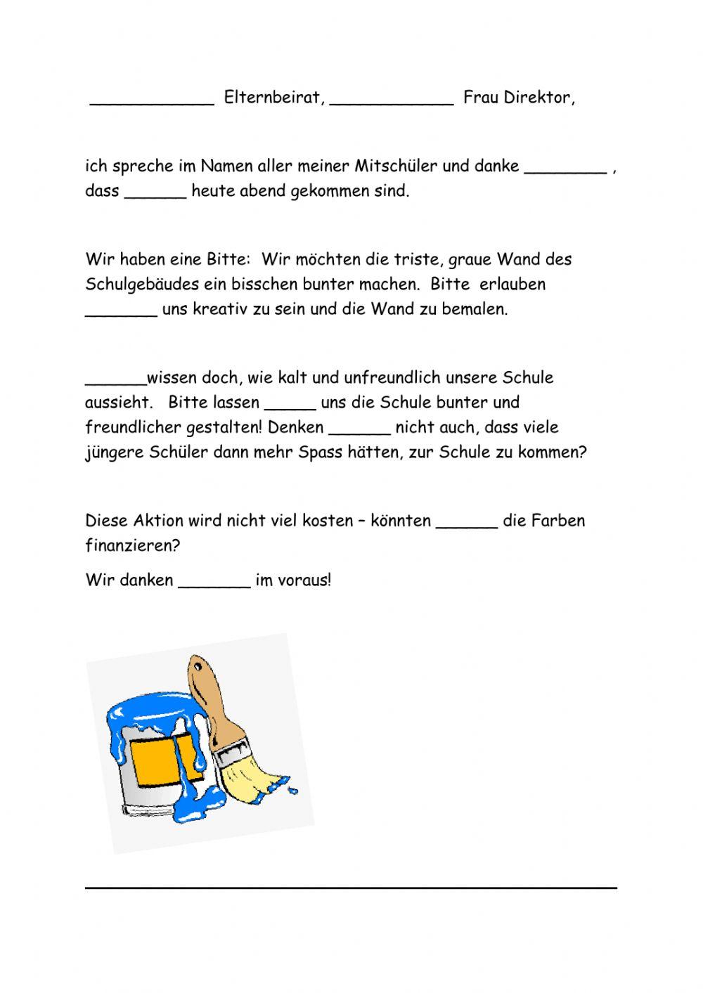 Formal register worksheet | Live Worksheets