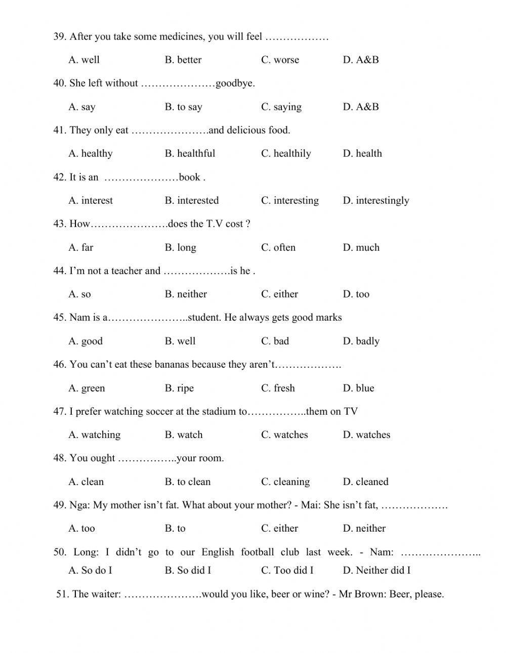 Grade 7 | Free Interactive Worksheets | 283219