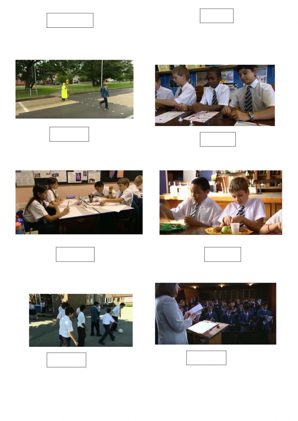 Jamie's school … | Free Interactive Worksheets | 283292