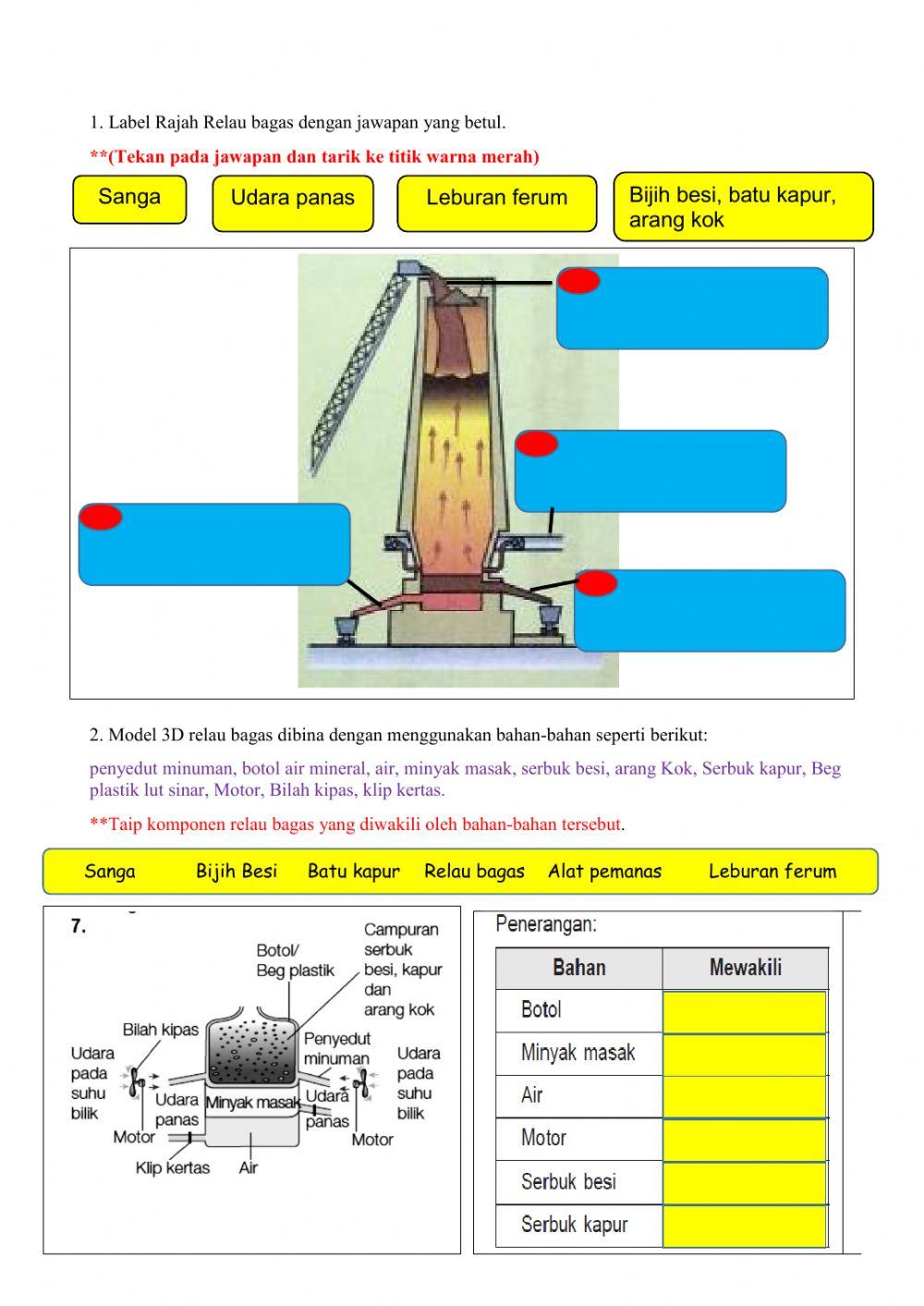 Relau bagas worksheet | Live Worksheets