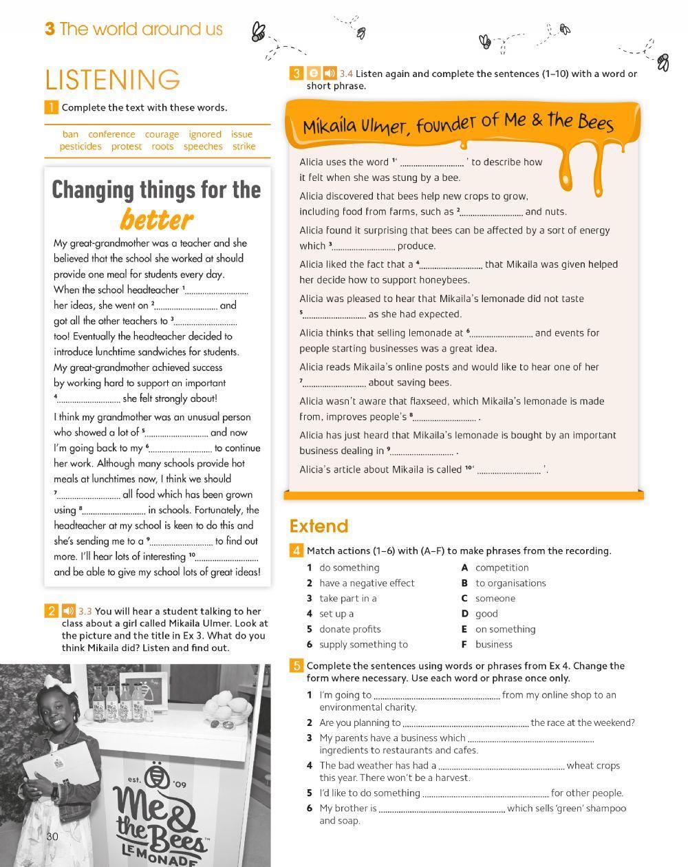 Listening | Free Interactive Worksheets | 284004