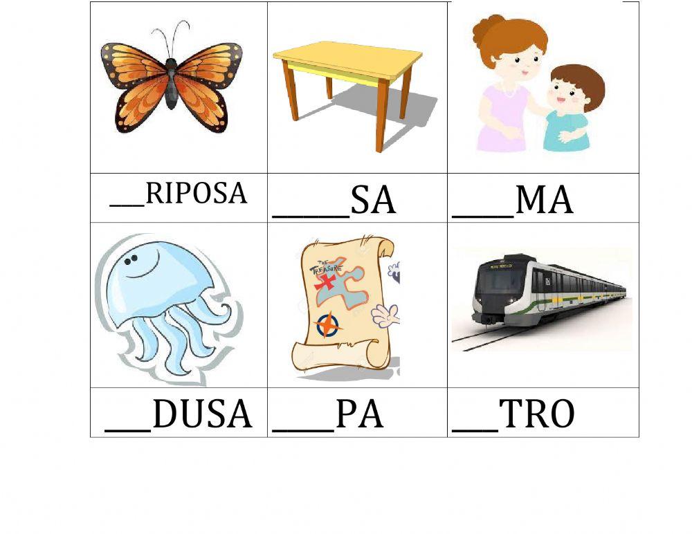 Silaba MA ME 284065 | cotaa | Live Worksheets