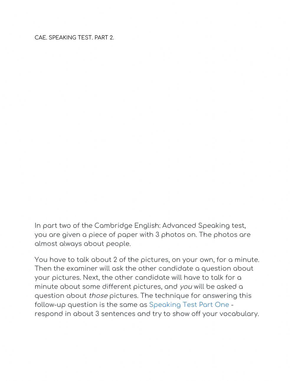 5853466 | speaking part 2 cae | MLM3IGCSE