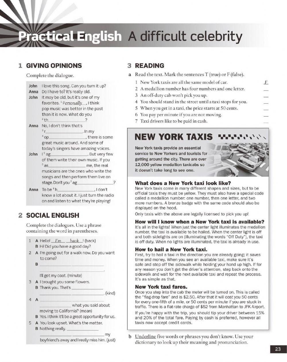 Practical Engli… | Free Interactive Worksheets | 5853539