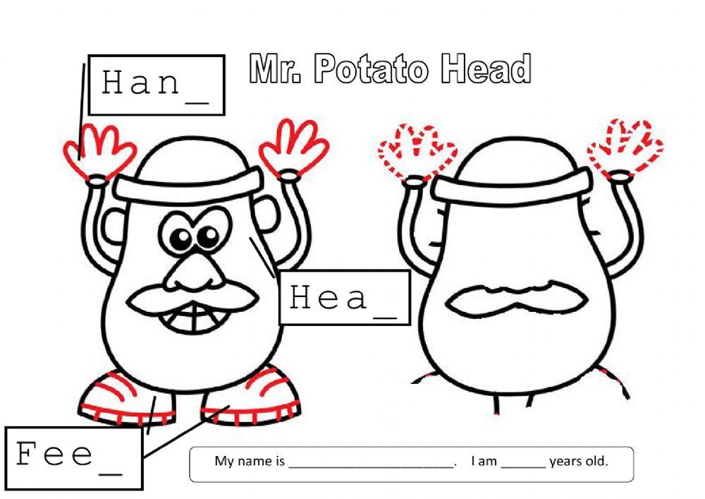 Mr. Potato Head 1026464 | Miss Daiana | Live Worksheets