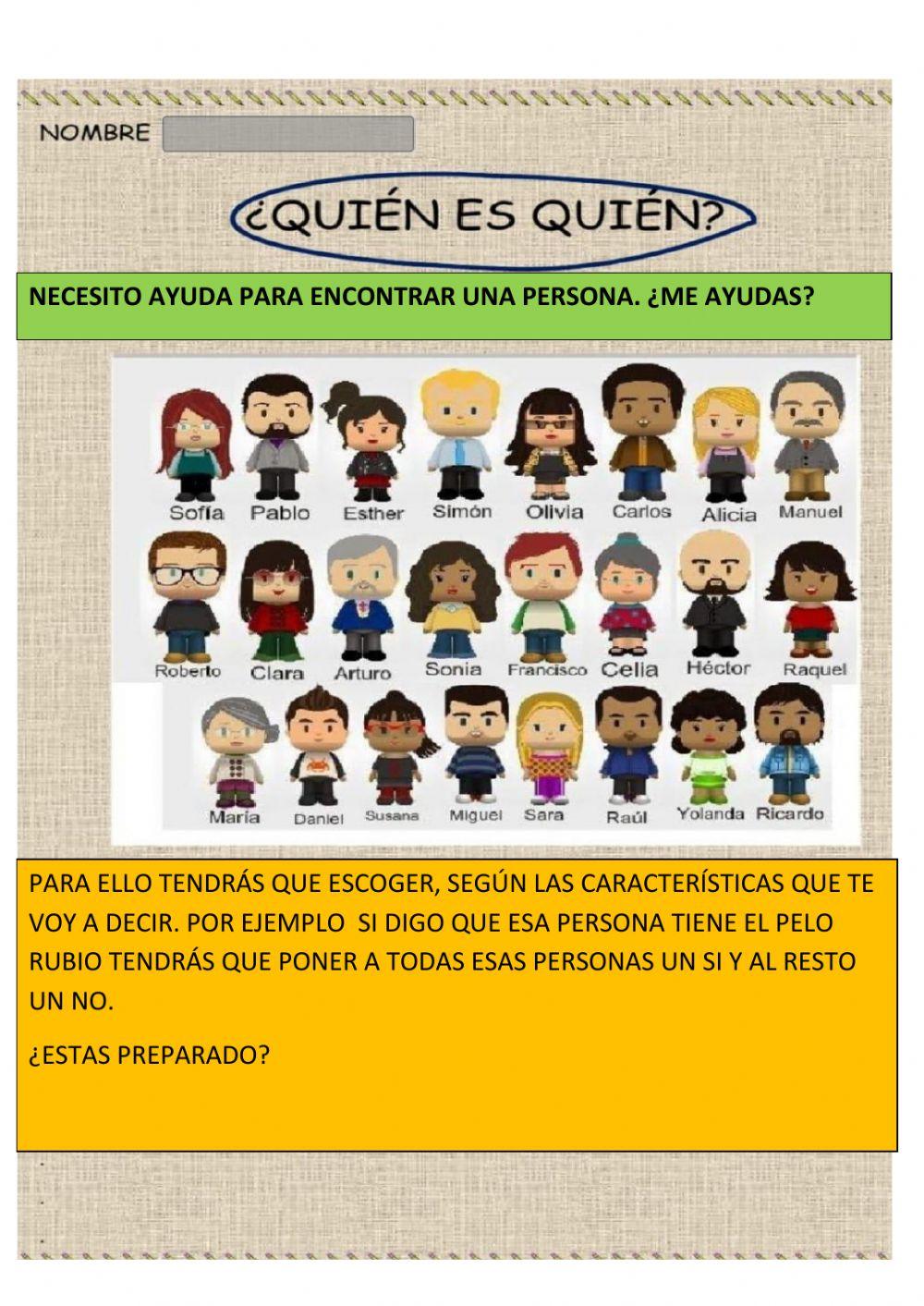descripcion | Free Interactive Worksheets | 5854349