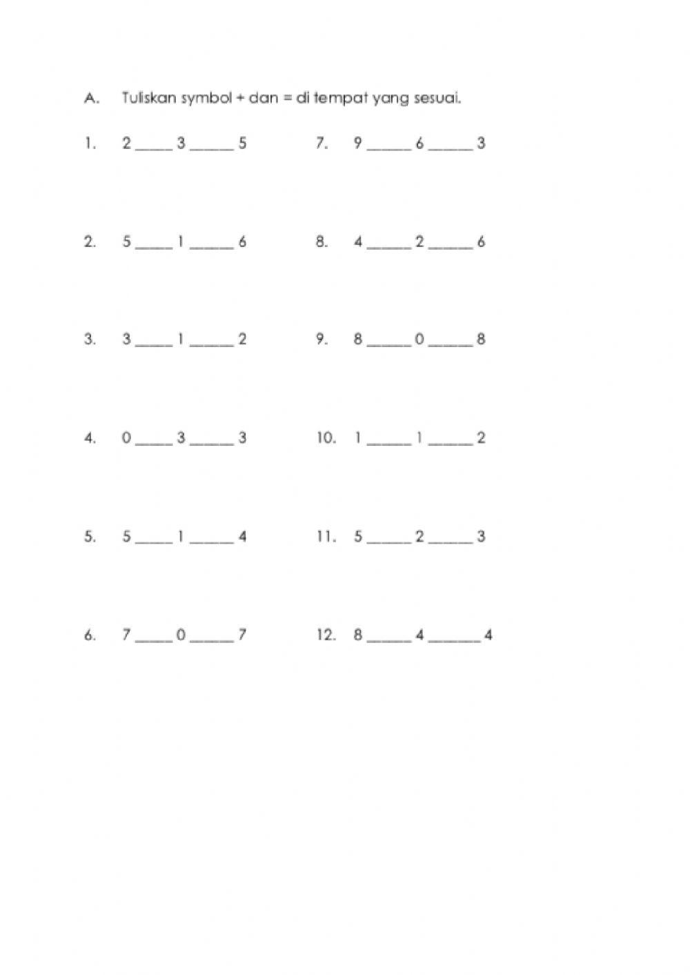 Latihan:konsep tambah 2432 | sharifah hartina bt syed