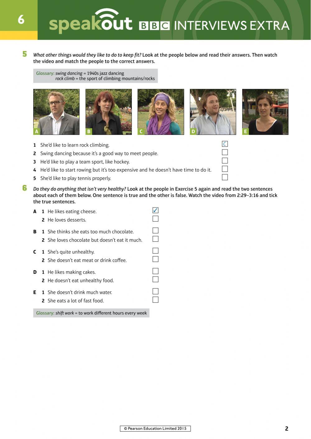 Speak Out Inter… | Free Interactive Worksheets | 5855477