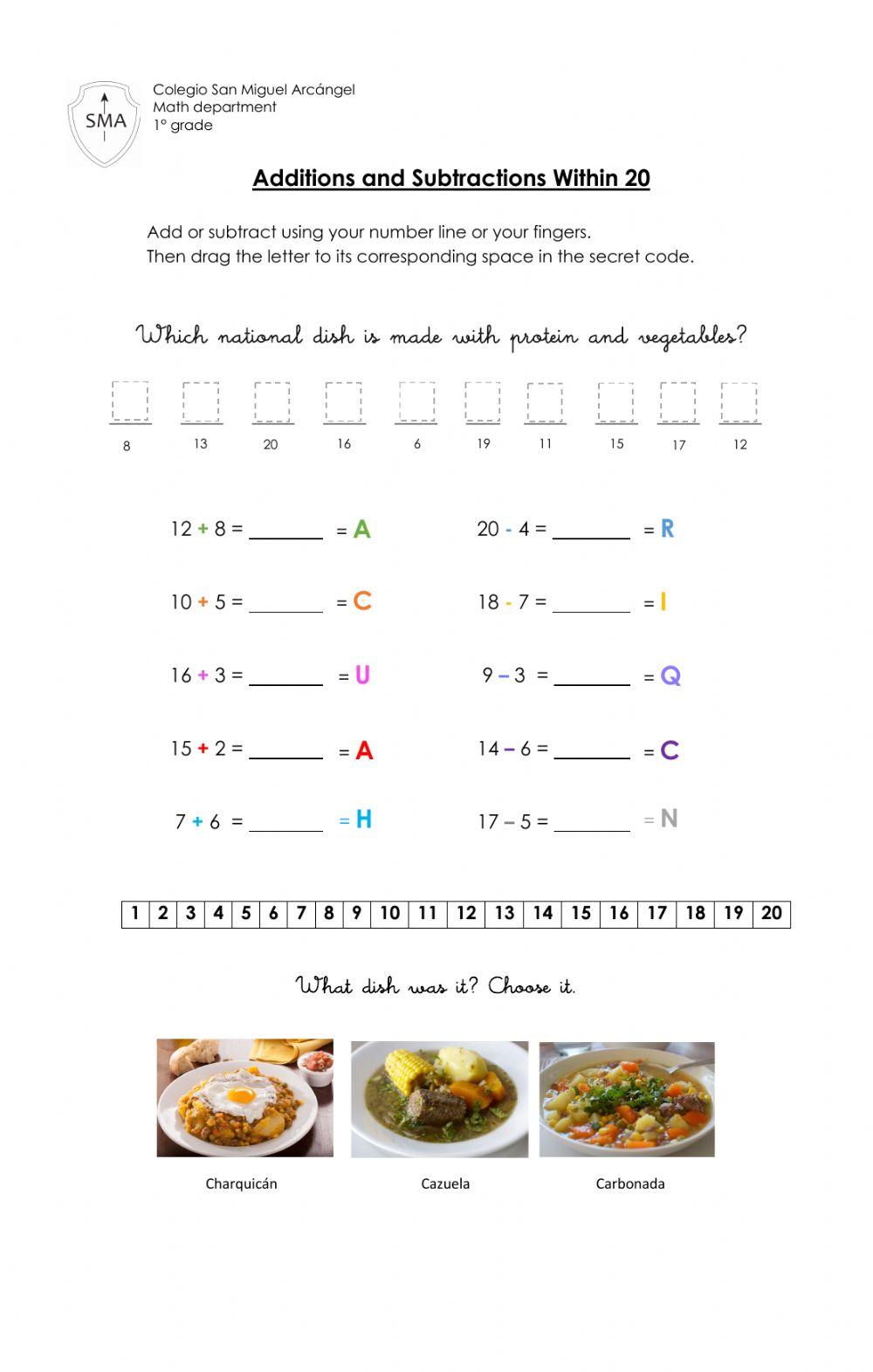 National dish worksheet online exercise for | Live Worksheets