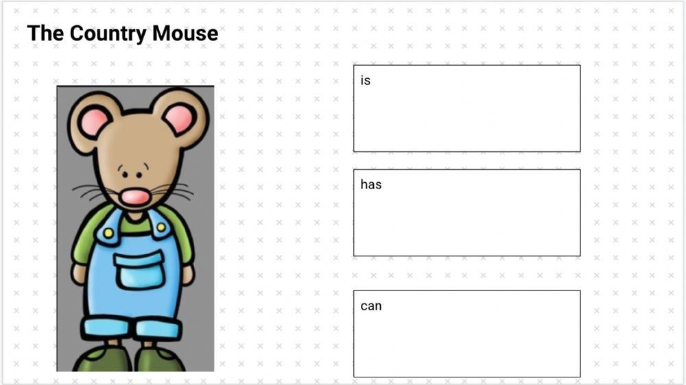 Town Mouse interactive worksheet | Live Worksheets