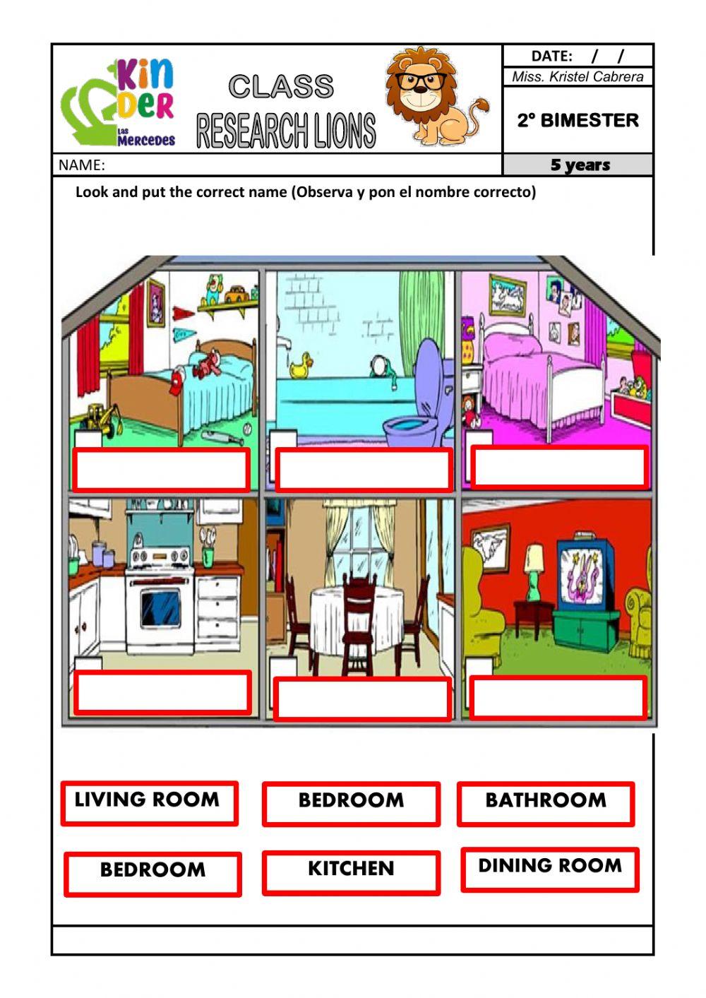 my house 5 5858461 | KristoCS | Live Worksheets