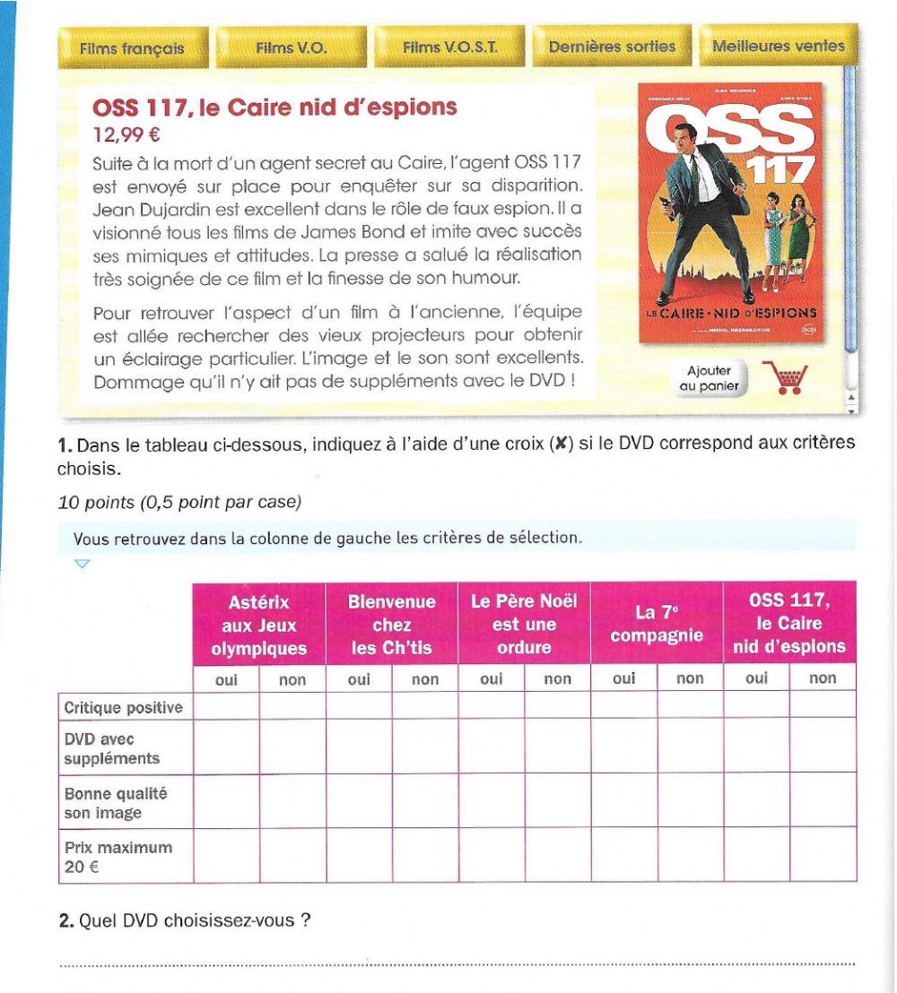 delf b1 Compréh… | Free Interactive Worksheets | 5859876