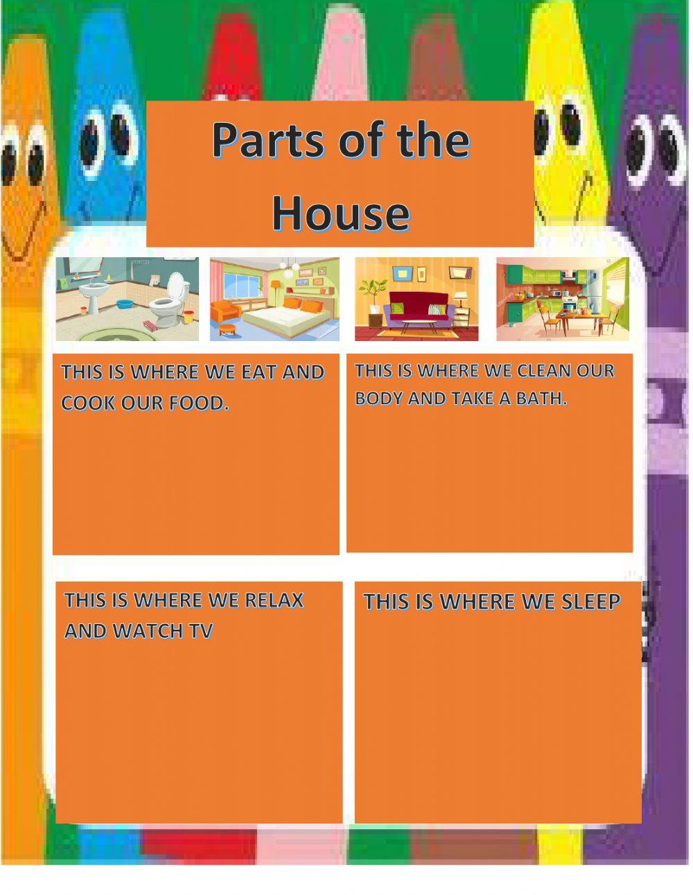 Parts Of The House Interactive Exercise For Preschool Live Worksheets parts-of-the-house-interactive-exercise-for-preschool-live-worksheets