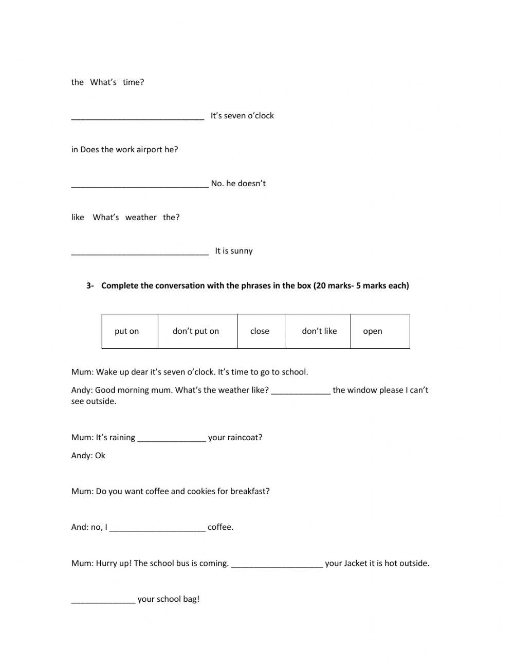 Junior June Quiz worksheet | Live Worksheets