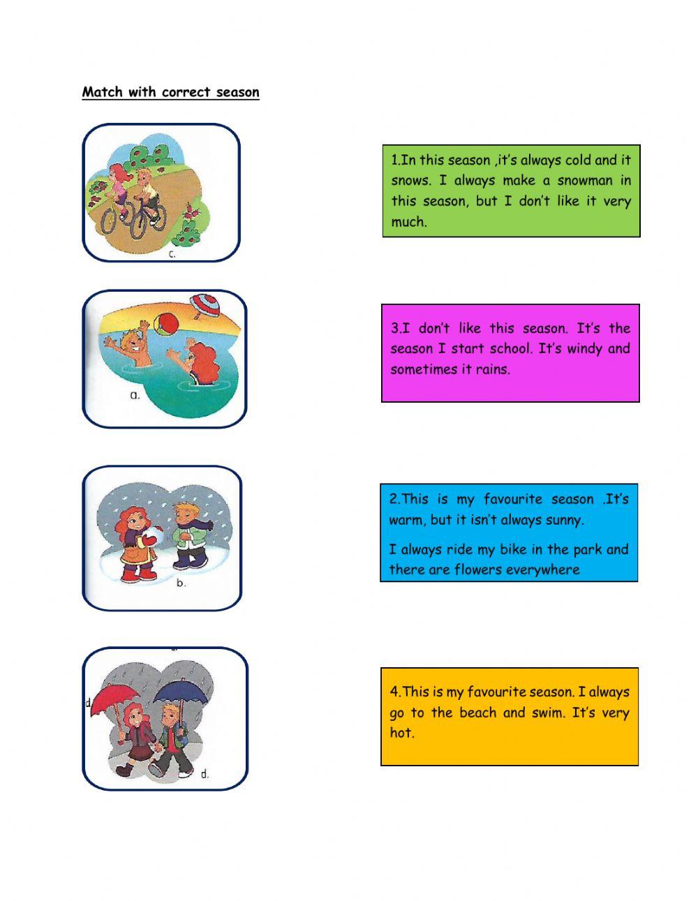 English Worksheet online worksheet for Year 3 | Live Worksheets