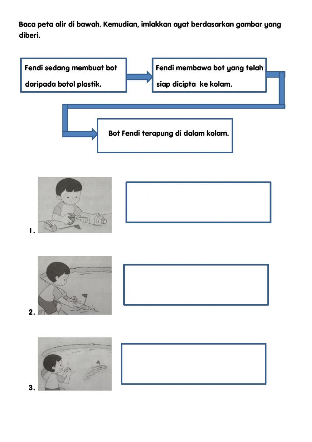 Kemahiran Menulis worksheet | Live Worksheets