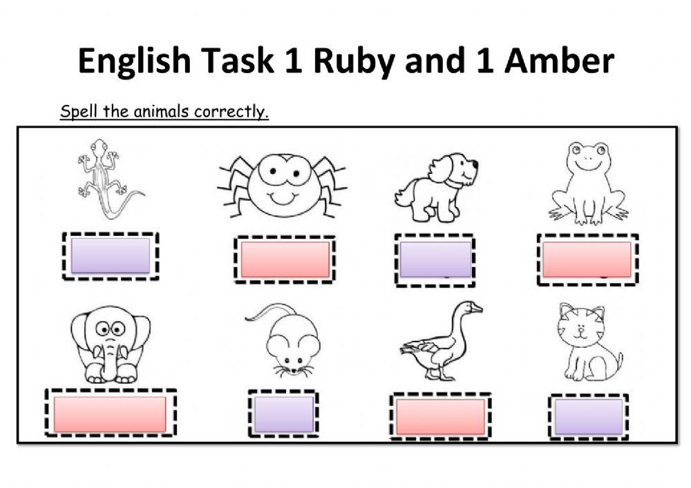 Pet show online activity | Live Worksheets