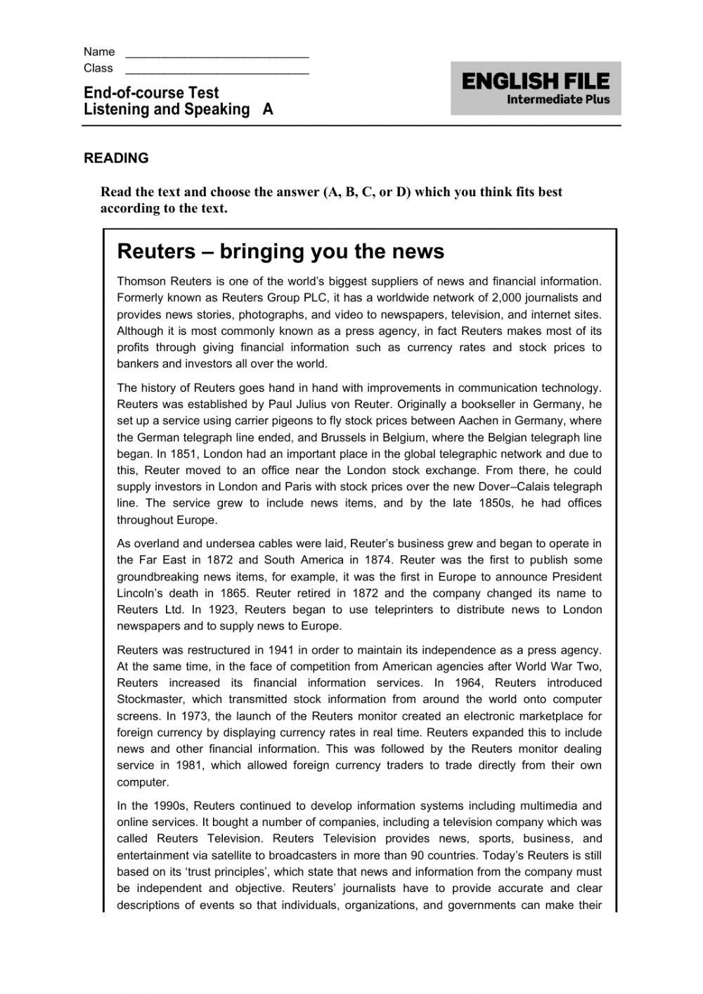 5866375 | End of course intermediate plus | kalamiyets