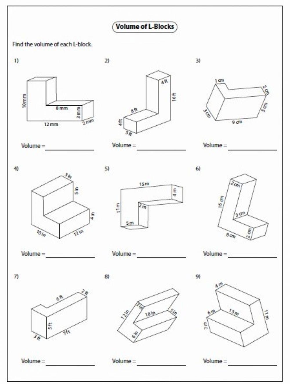 Irregular Rectangular Prism Volume