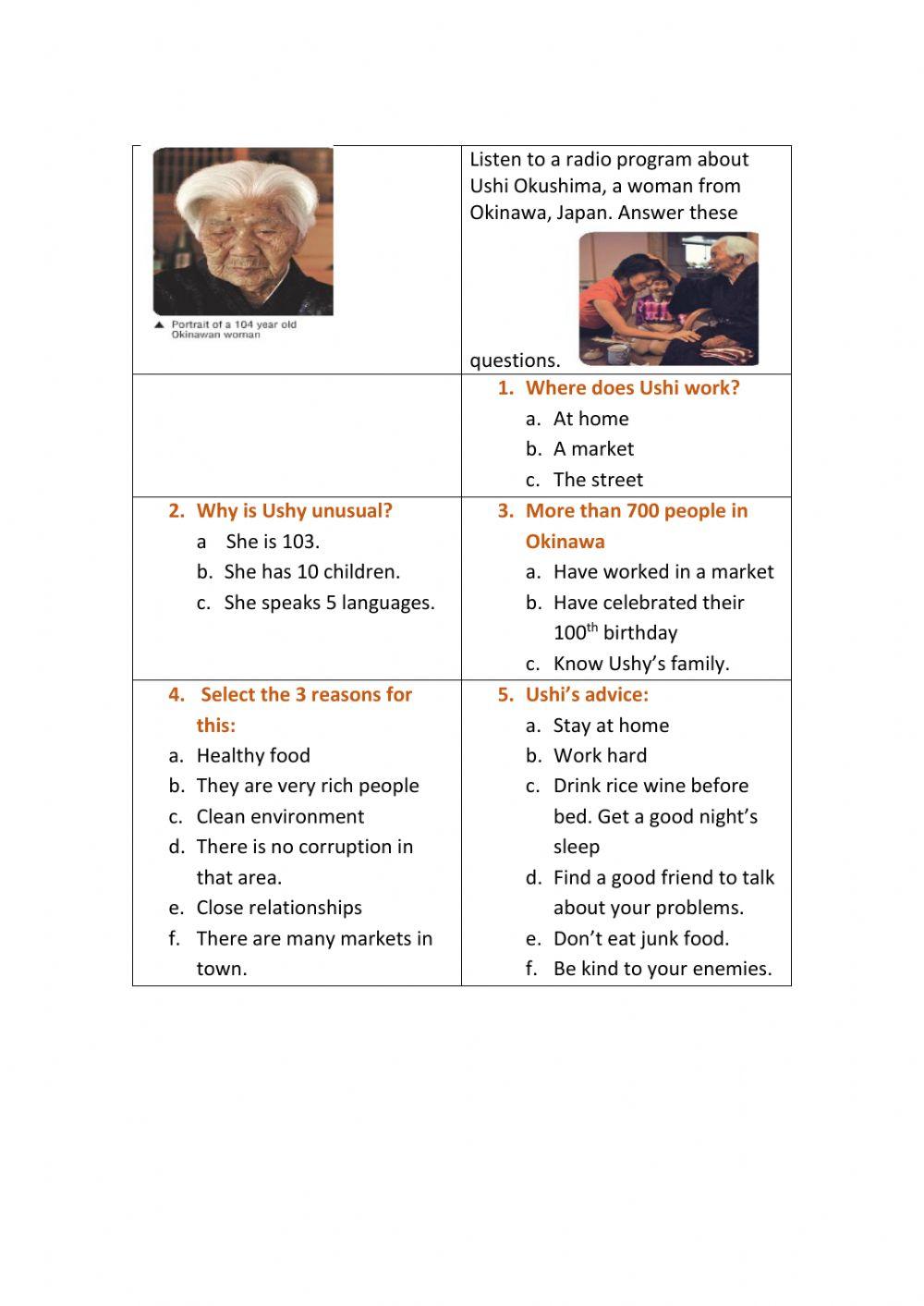 Lesson B unit 6 worksheet | Live Worksheets