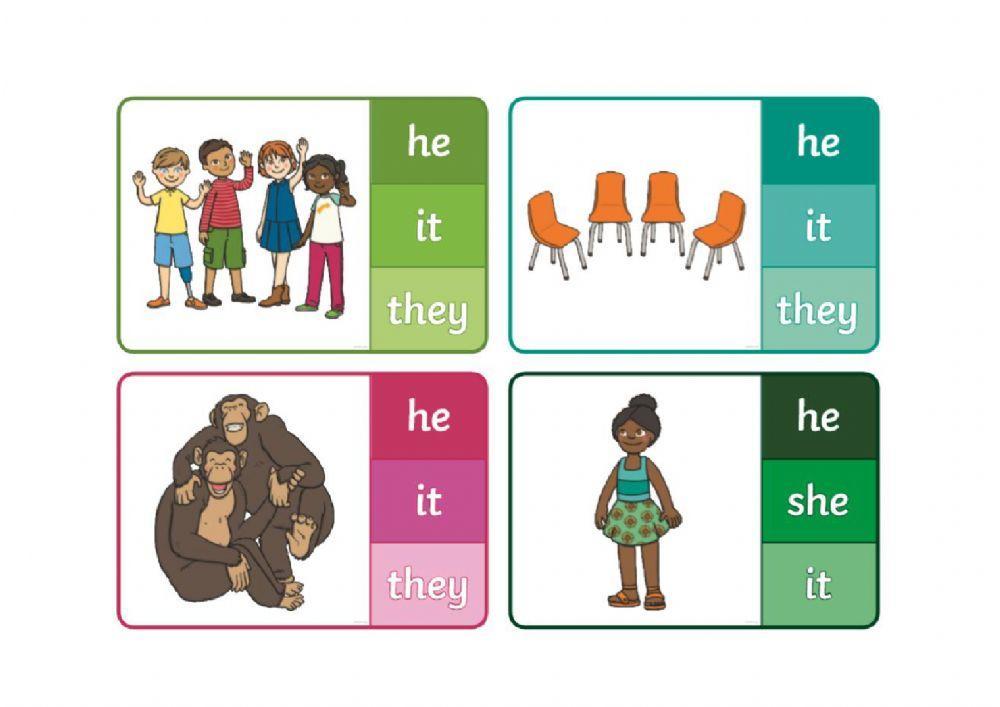 Personal pronouns exercise for KS2 | Live Worksheets