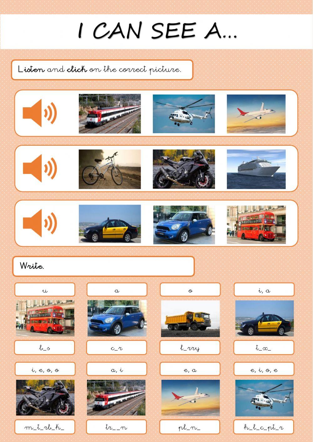 I can see a... 253137 | Ireneleiva | LiveWorksheets