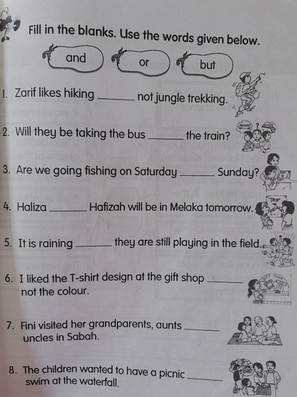 290792 | Conjunctions | Suhailah | LiveWorksheets